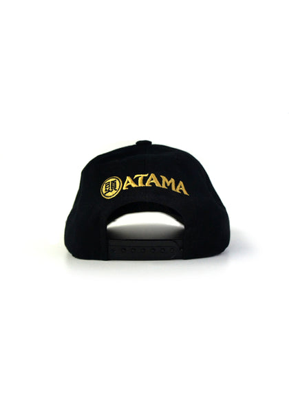 BLACK ATAMA LOGO HAT - BJJ HAT | BJJ CAPS