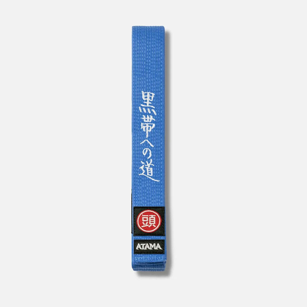 ATAMA BLACK BJJ BELT | BJJ Gi Belt