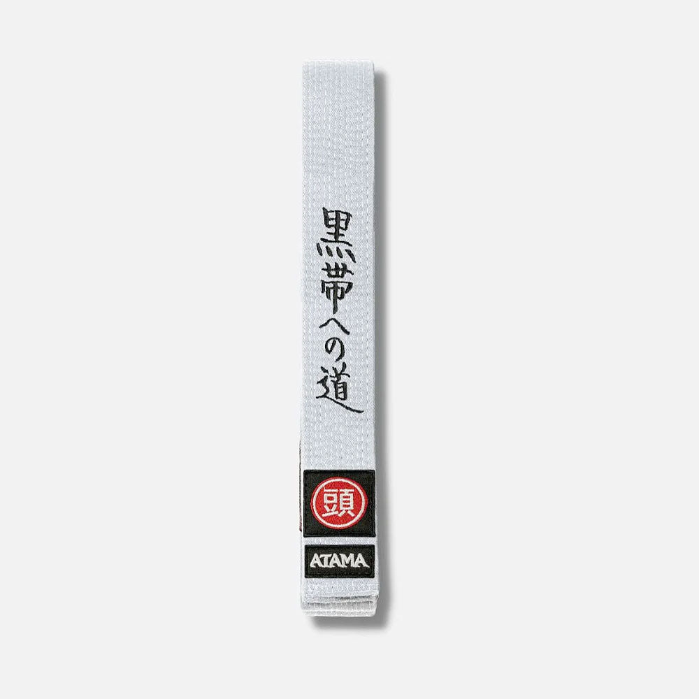 ATAMA BLACK BJJ BELT | BJJ Gi Belt